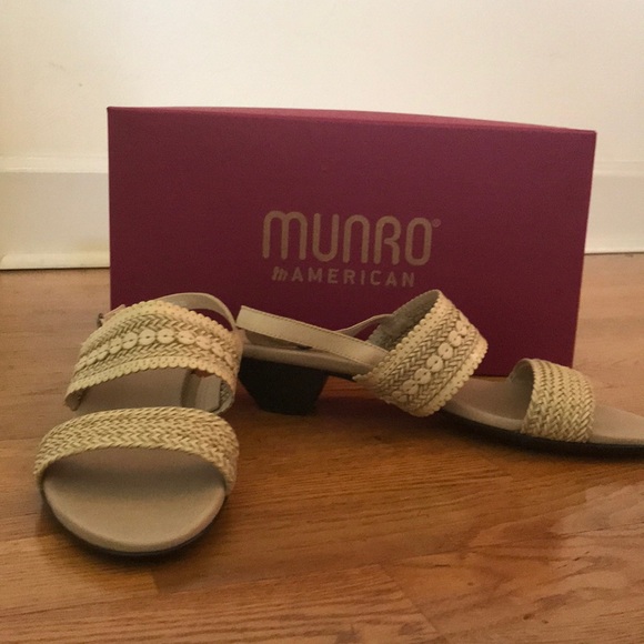 Munro | Shoes | Munro Morocco Natural Woven Sandles | Poshmark